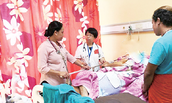Jilin medical team supports medical care in Samoa